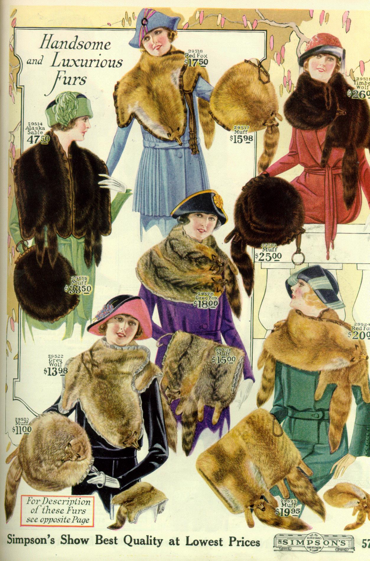 Eric Praetzel - 1922 Fall/Winter Simpson Catalog Pictures